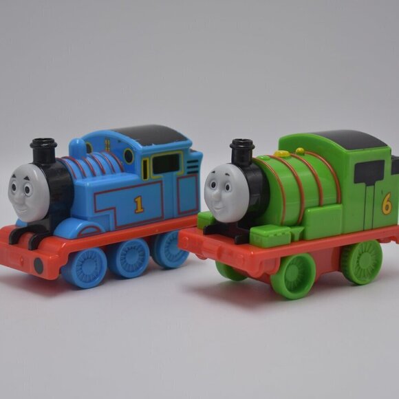 Mattel | Toys | Thomas Friends Pullback Trains Thomas And Percy 6 ...